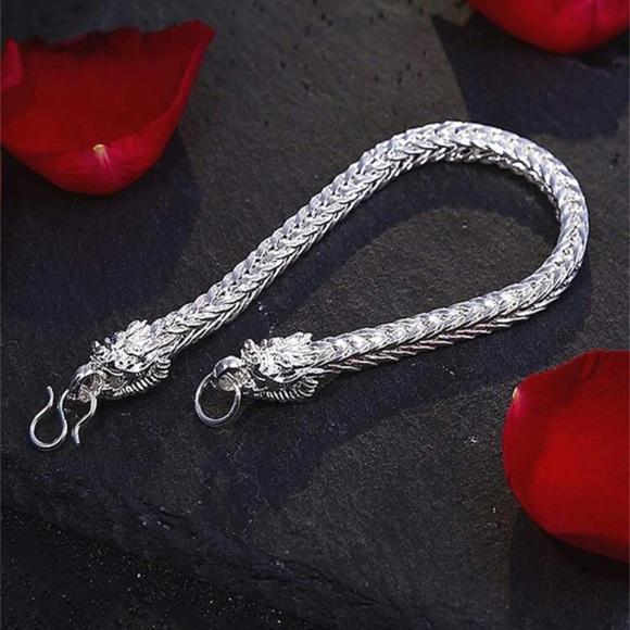 Kathrono | Accessories | Awesome Metallic Double Headed Dragon ...